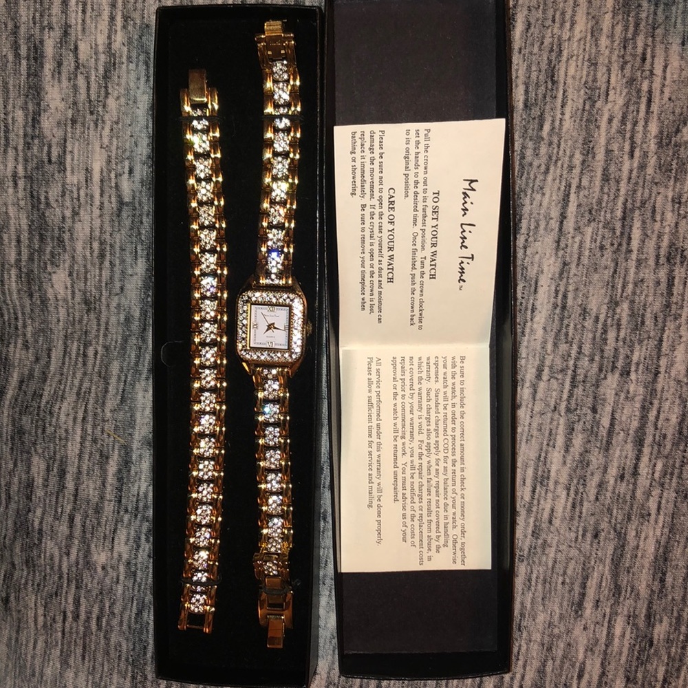 Brand New, Main Line Time Watch & Bracelet Set. - Gem